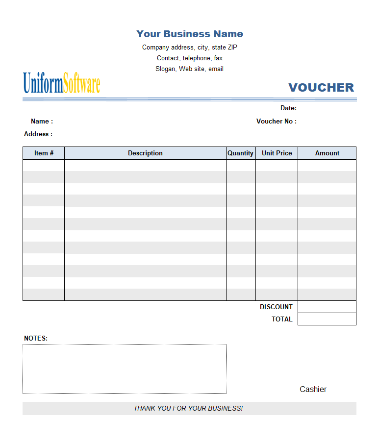 Cash Payment Voucher Template Cash Payment Voucher Template